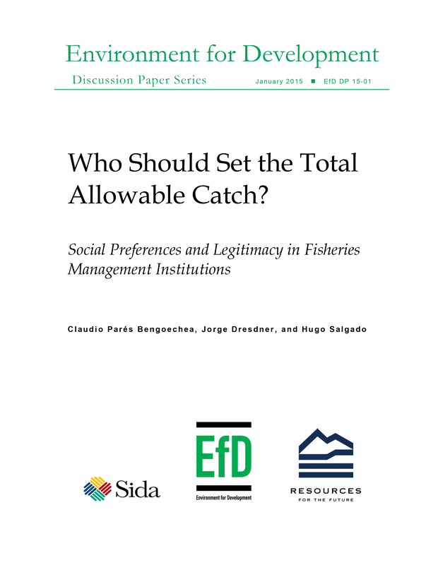 Who Should Set the Total Allowable Catch?