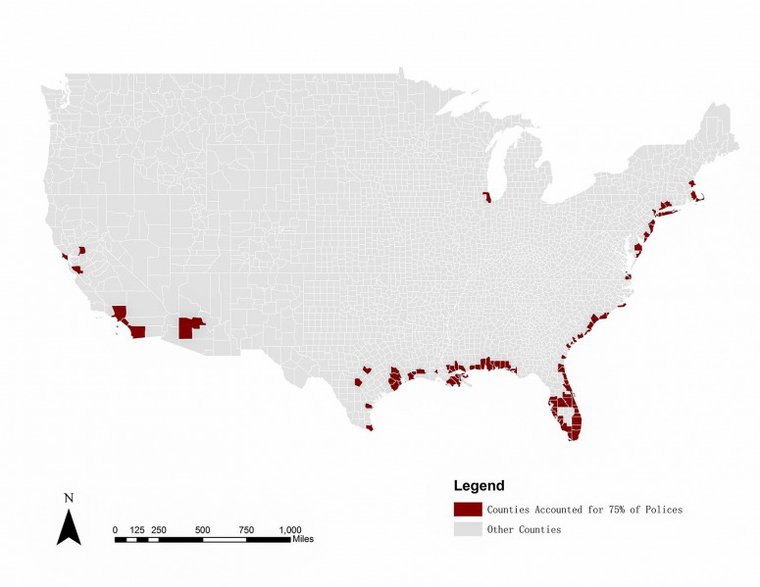 The 3 Maps That Explain Residential Flood Insurance Purchases