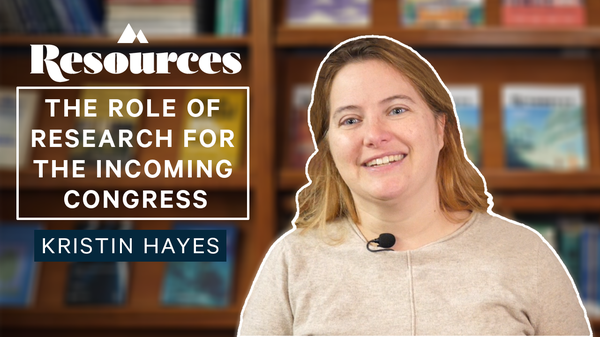 In Focus: The Role of Research for the Incoming Congress