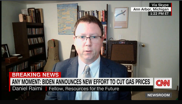 RFF Fellow Daniel Raimi Featured on CNN