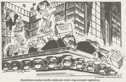 Cartoon Caricatures of Regulatory Reform