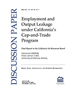 Employment and Output Leakage under California’s Cap-and-Trade Program