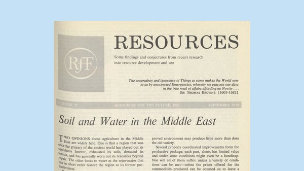 Researching the Environment