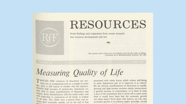 Population and Natural Resource Adequacy