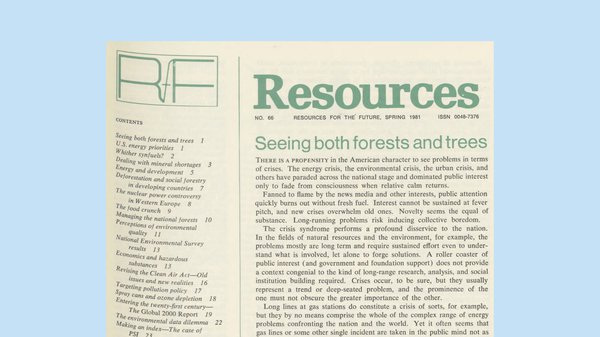 Deforestation and Social Forestry in Developing Countries