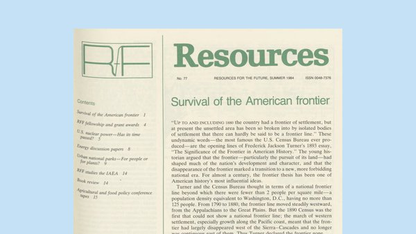 Issue 77: Survival of the American Frontier